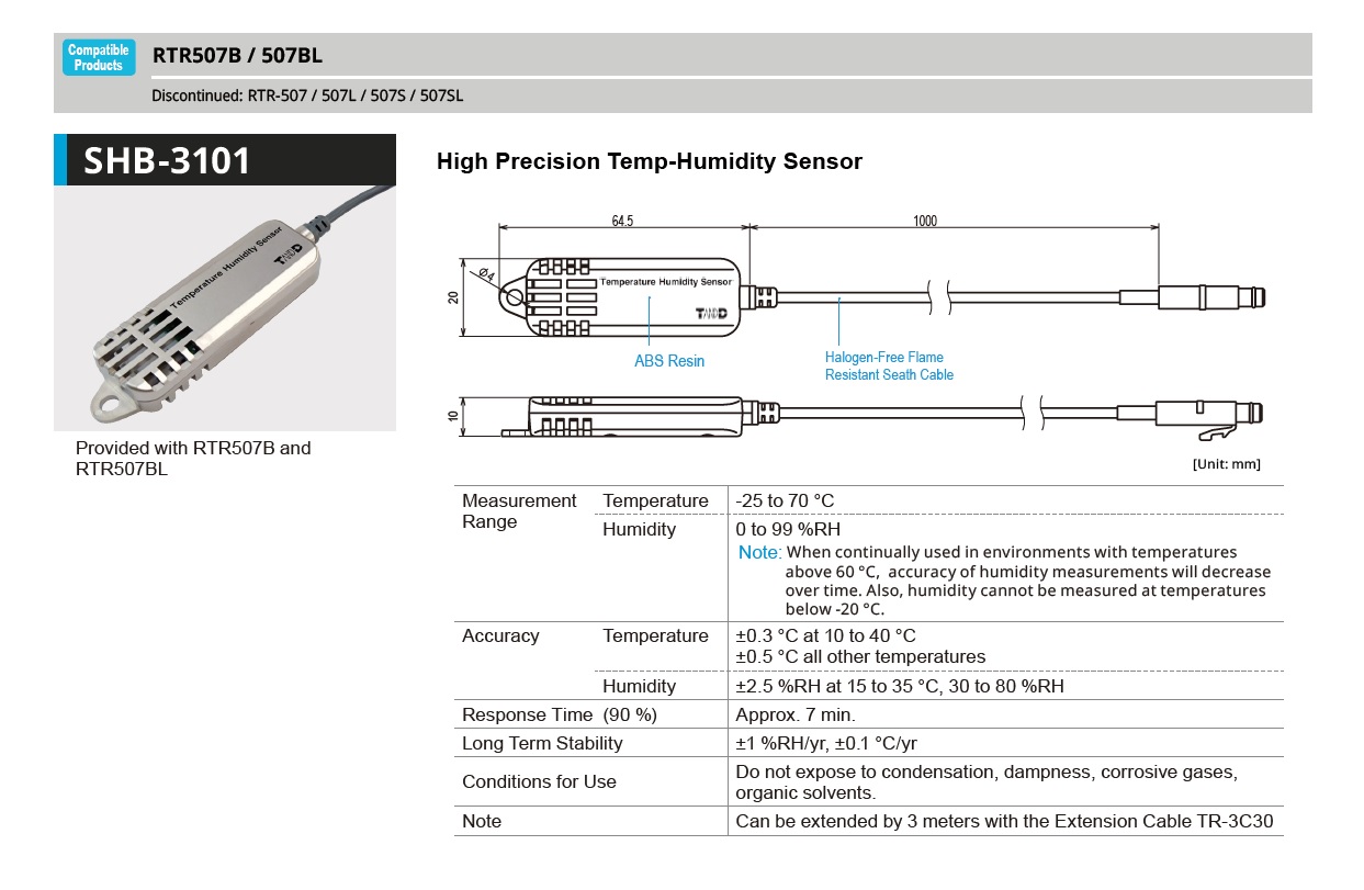 Ichiban Precision Sdn Bhd - T&D - T&D Temperature-Humidity Sensor, High Precision Temp-Humidity ...